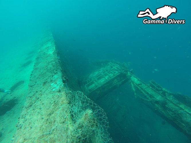 SS.Raffaello Wreck - diving at SS.Rafaello Cruise ship wreck